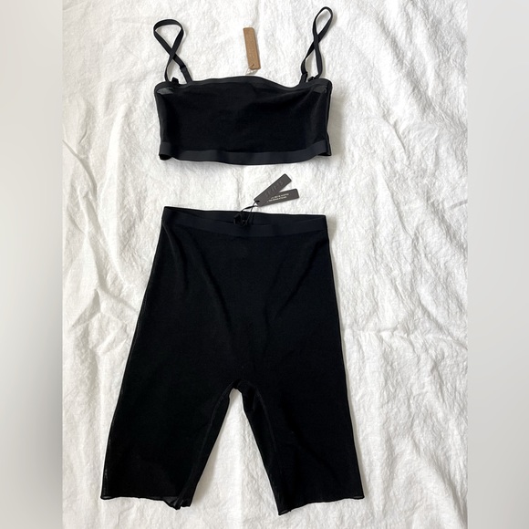 SKIMS | Intimates & Sleepwear | Nwt Skims Sheer Sculpting Bralette And ...